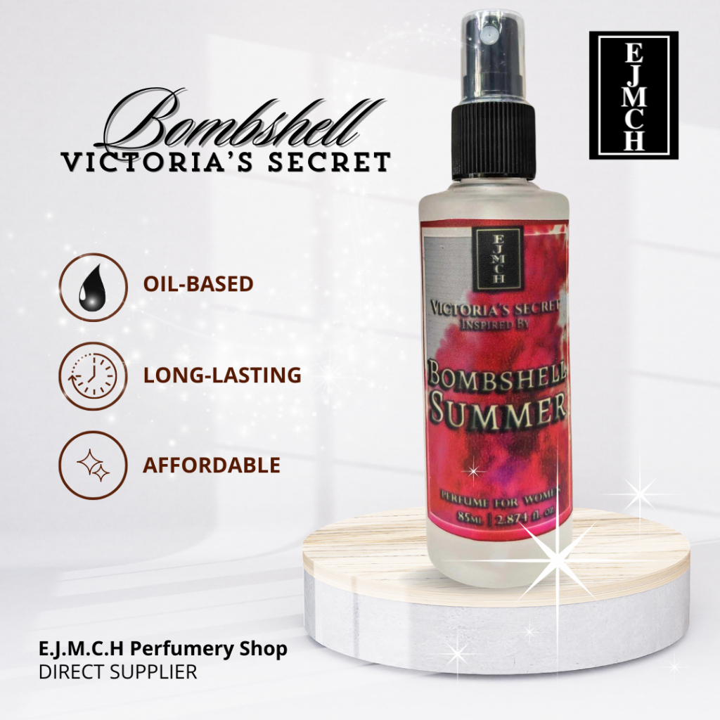 EJMCH Victoria's Secret Bombshell Women Inspired Oil-based Long-Lasting ...