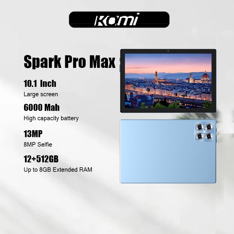 MXS Spark Pro Max Tablet Original Dual Sim 10.1inch FHD screen Gaming ...