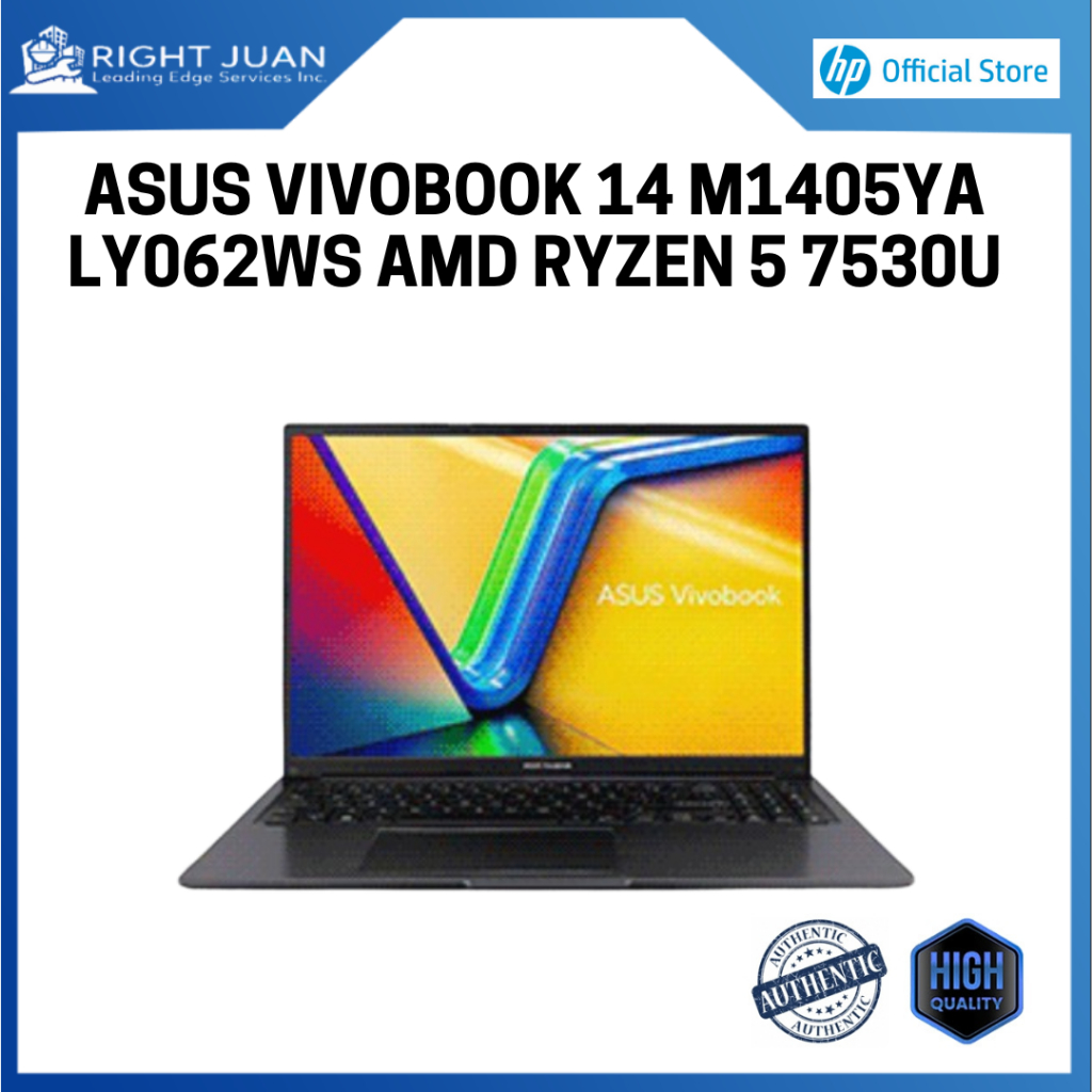 Asus Vivobook 14 M1405YA LY062WS AMD Ryzen 5 7530U | Shopee Philippines