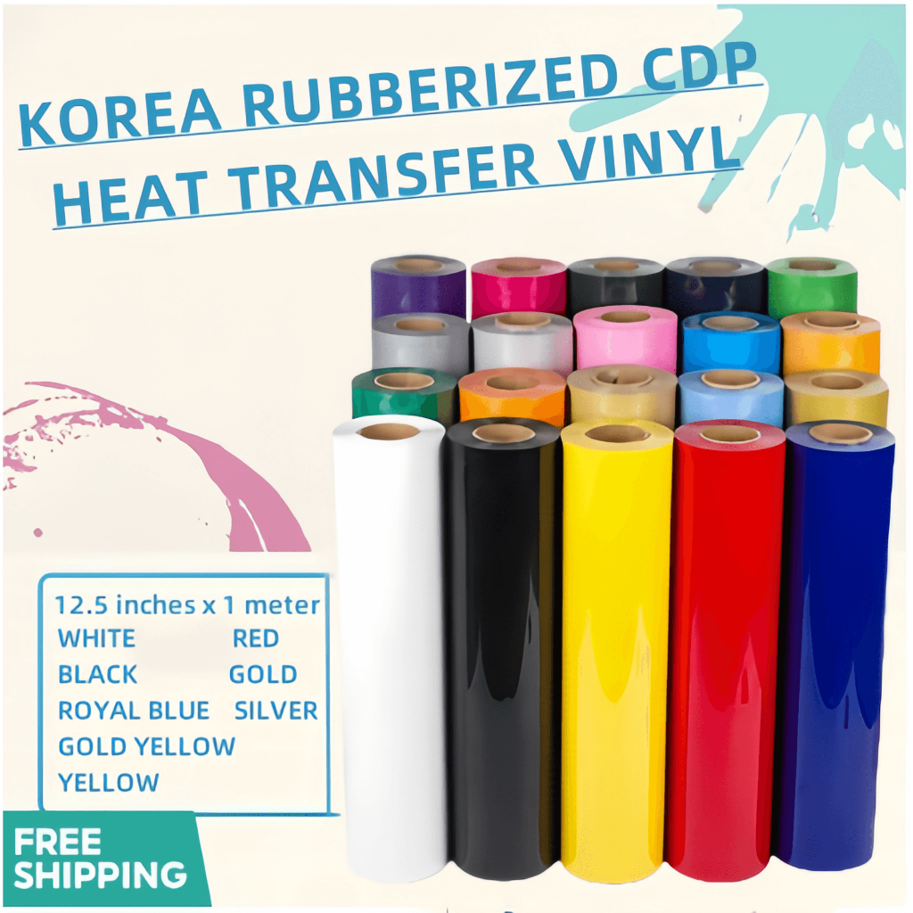 QUAFF Heat Transfer Vinyl Cutter Plotter Cuttable T-shirt Vinyl 12.5 ...