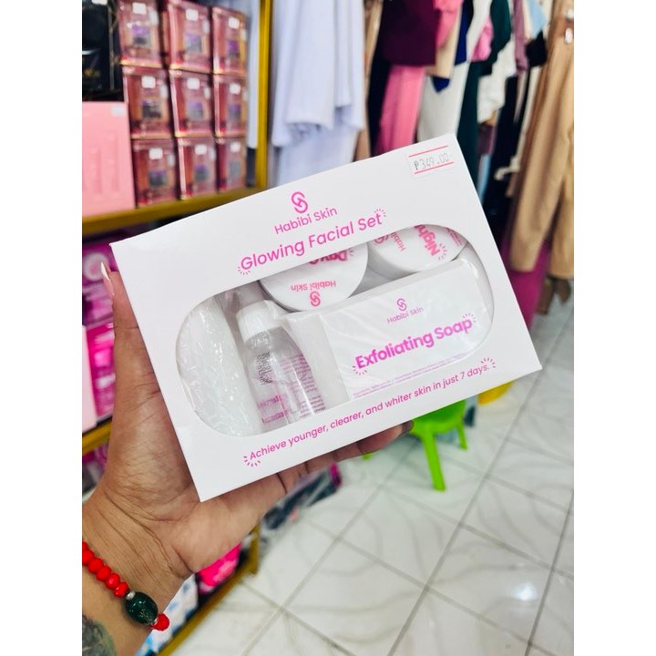 Habibi Skin Essential Glowing Set 5in1 (Maintenance Set) Original by ...