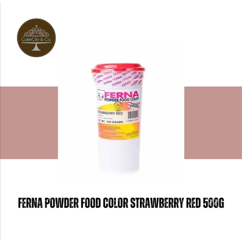 Ferna powder food color strawberry red 500g | Shopee Philippines