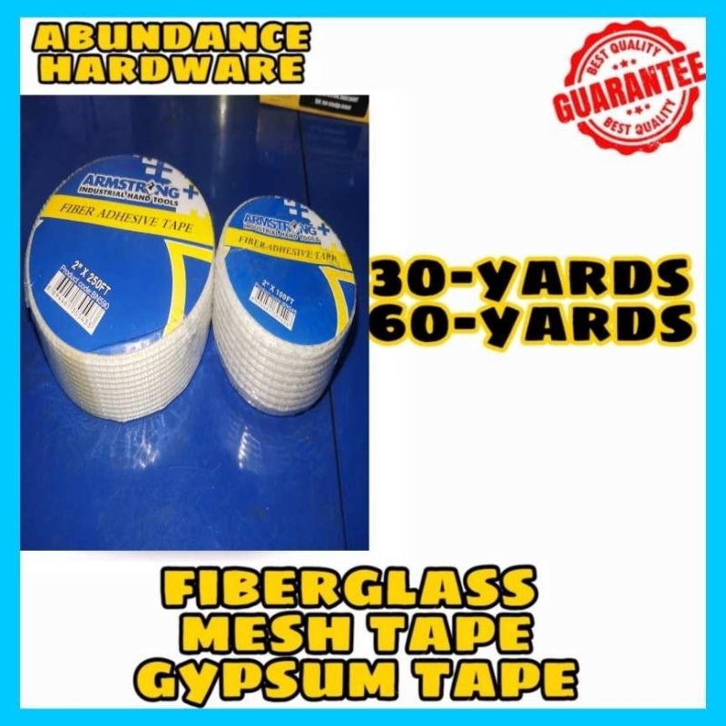 Fiberglass Mesh Tape / Gypsum Tape / Gasa Tape 2inch【High Quality ...