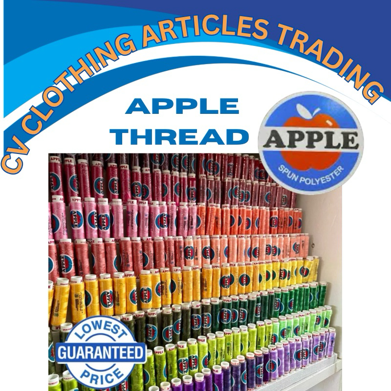 SINULID APPLE SEWING THREAD 100 METERS (10pcs) SOLD PER BOX | Shopee ...