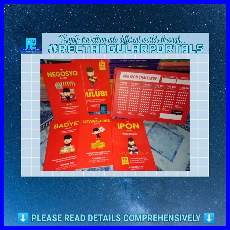 IPONARYO DIARIES BUNDLE BY CHINKEE TAN | Shopee Philippines