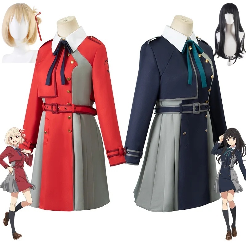 Anime Lycoris Recoil Cosplay Inoue Takina Nishikigi Chisato Cosplay ...