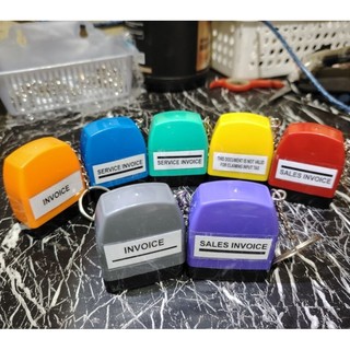 READY MADE RUBBER STAMP invoice, sales invoice, service Invoice ...