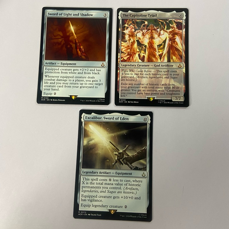 SWORD OF LIGHT AND SHADOW THE CAPITOLINE TRIAD EXCALIBUR, SWORD OF EDEN ...