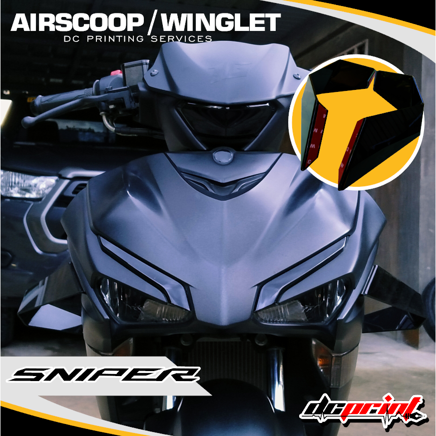 Winglet / Aircoop Yamaha Sniper 155 v3 - v4 | Shopee Philippines