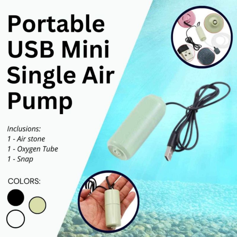 Portable USB Mini Air Pump - Single and Dual | Shopee Philippines