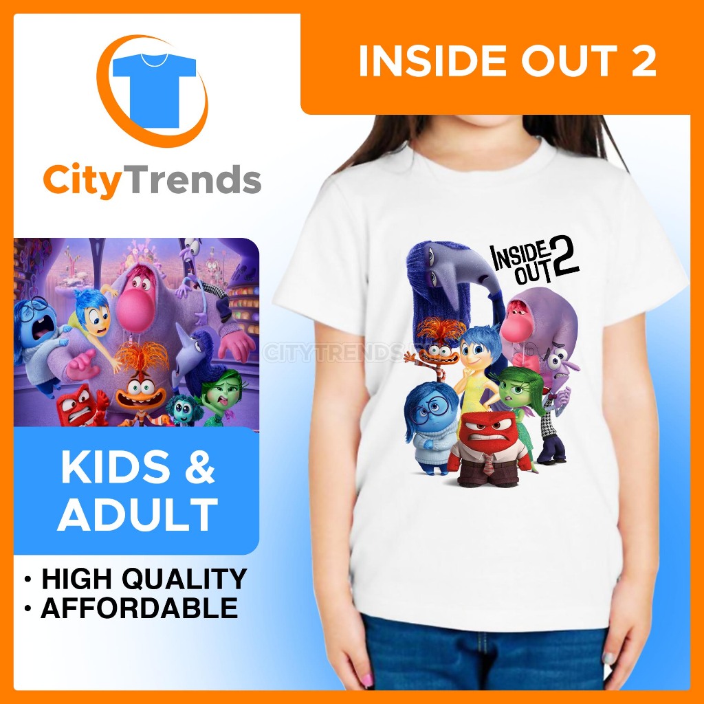 Inside out 2 T shirt / Inside out 2 Shirt Trendy Design | Shopee ...