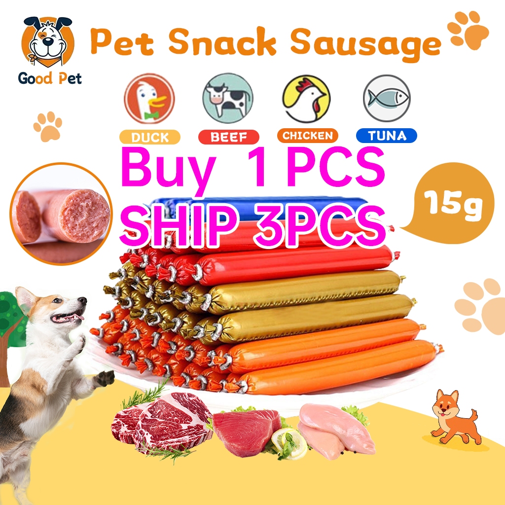1Pcs Dog Sausage Pet Food Cat Dog Sausage Pet Training Sausage Pet ...