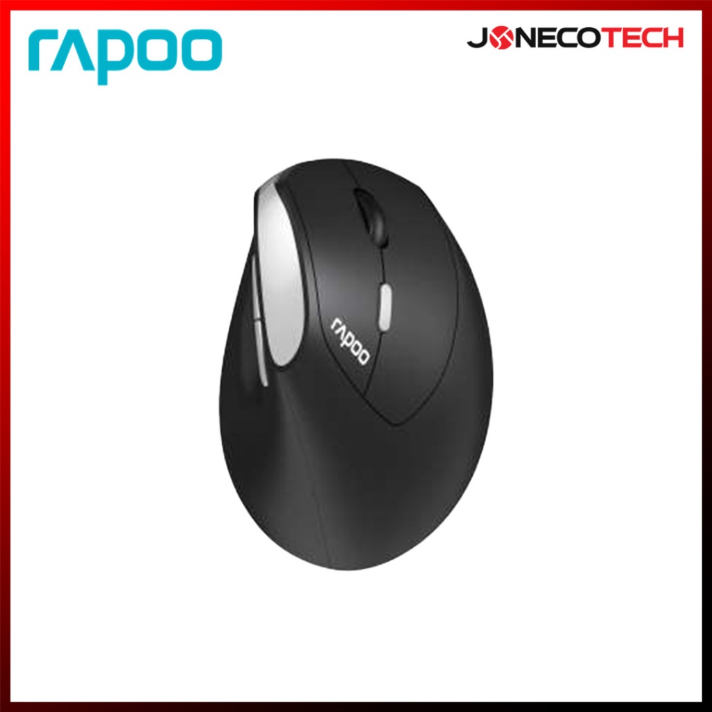 Rapoo EV250 Wireless Bluetooth Ergonomic Mouse 2.4G Wireless Silent ...