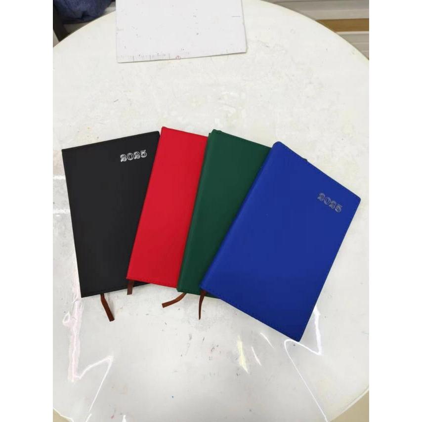 (On Hand) 2025 Planner Hard Bound/Soft Rubber Board Notebook Diary ...