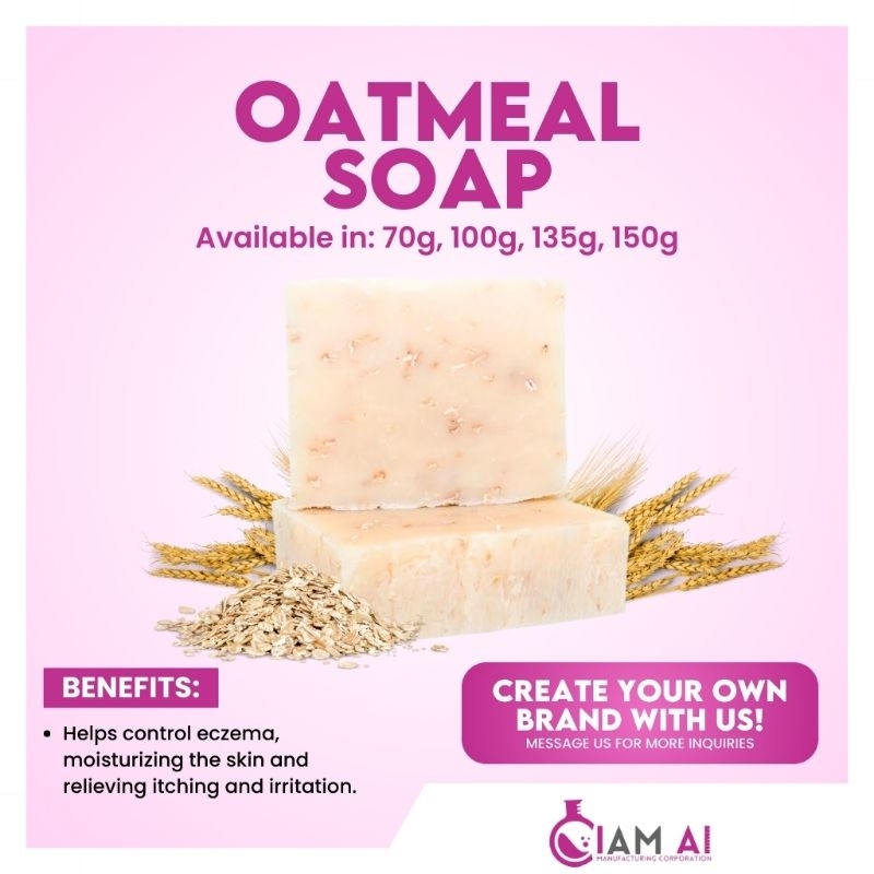 Oatmeal Bar Soap - Hydrate and Soften Dry Skin | Shopee Philippines