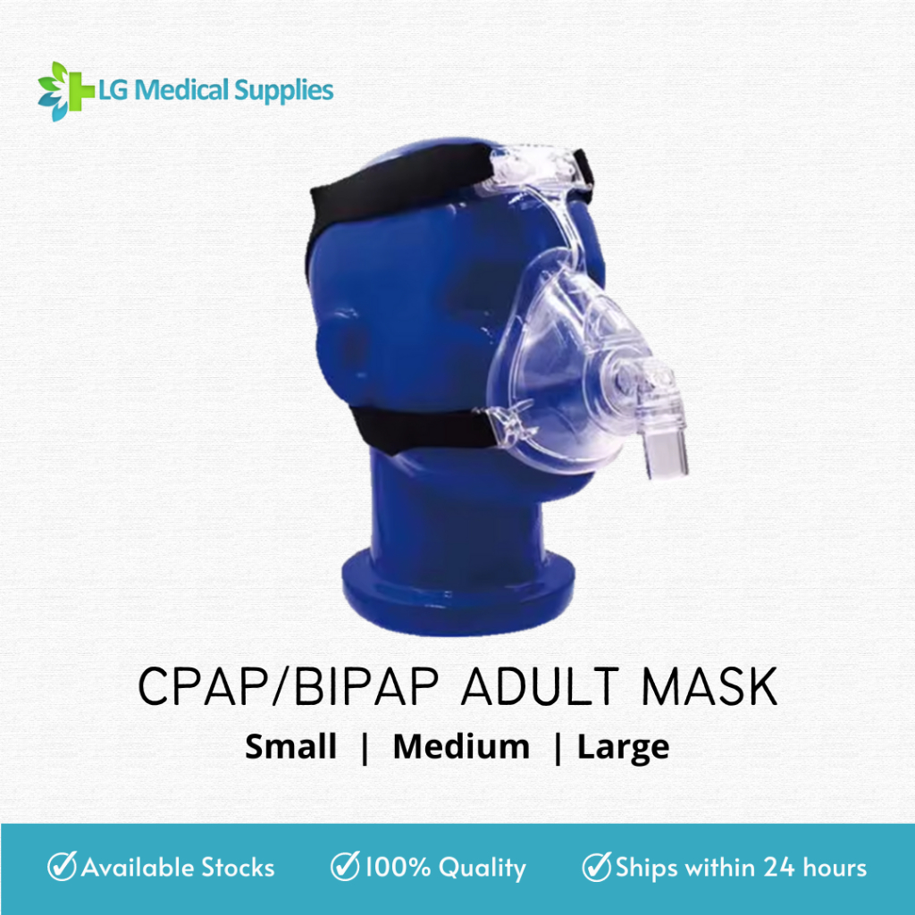 CPAP BIPAP Adult Mask Sizes Small Medium Large Mech Vent Oxygen Mask ...