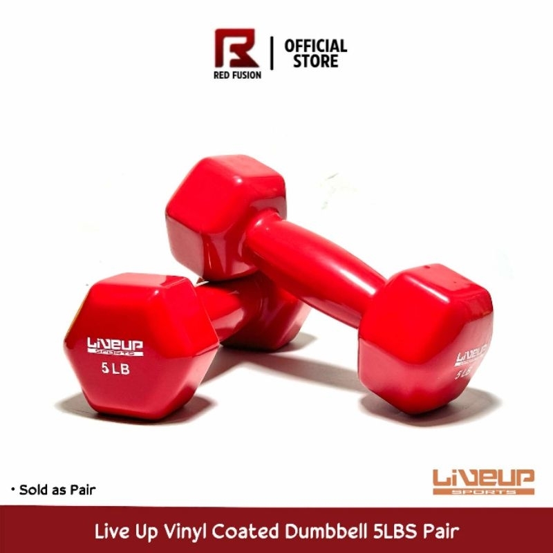 Dumbbell Vinyl Glossy 5lbs - Pair | Shopee Philippines