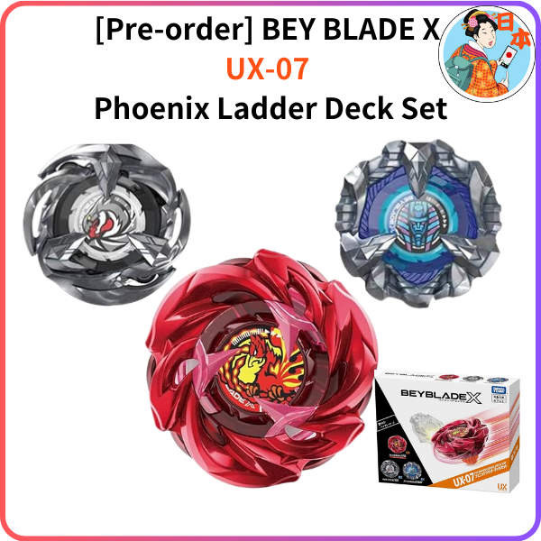 Beyblade X UX-07 Phoenix Ladder Deck Set [Released August 10th ...