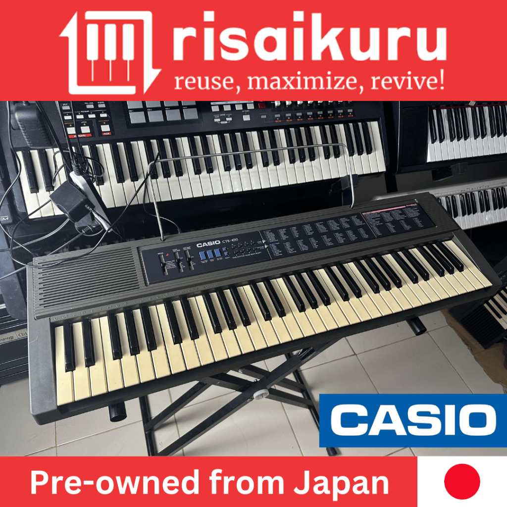 Casio CTK 450 Piano Keyboard 61 Keys English Characters Church Band for ...