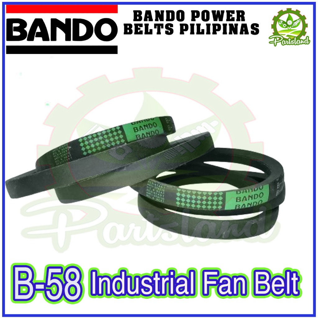 Fan Belt Agricultural Fan Belt B Type B58 B-58 Bando Belt Industrial Fan Belt | Shopee Philippines