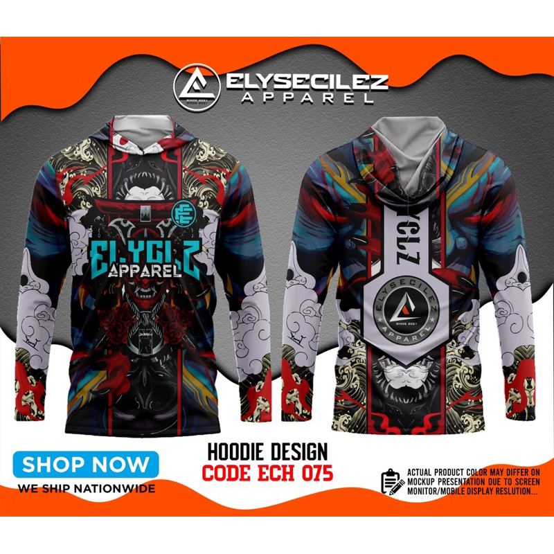 FULLY SUBLIMATION HOODIE DESIGN | Shopee Philippines