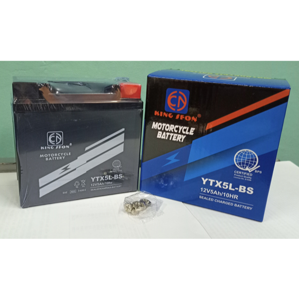 XTREME & KING SFON MOTORCYCLE BATTERY YTX5L-BS For SYM JET 100 ...