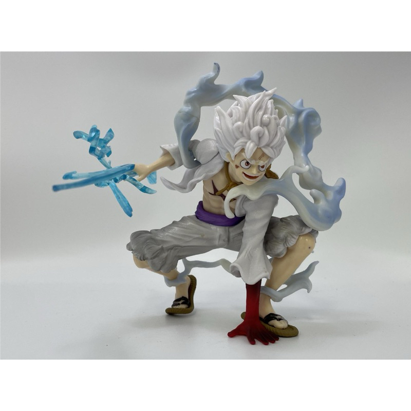 Anime One Piece Crouching Nika Luffy Five-speed Sun God Lightning ...