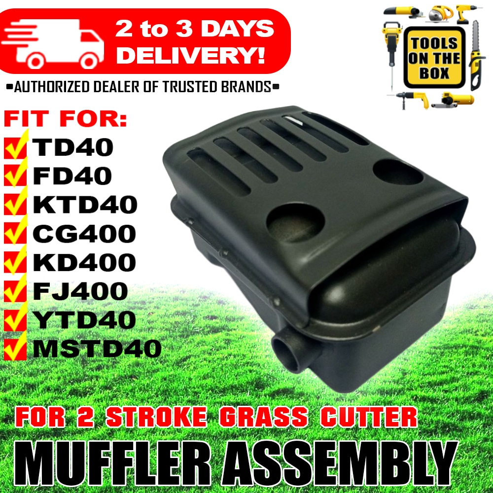 Muffler for TD40 Kawasaki 2 stroke Grass Cutter Brush Cutter Spare ...
