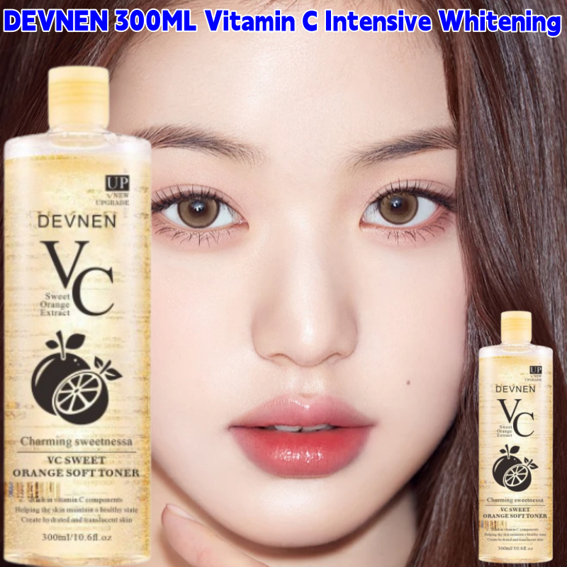 DEVNEN 300ML Vitamin C Intensive Whitening Toner Essence Remove Acne ...