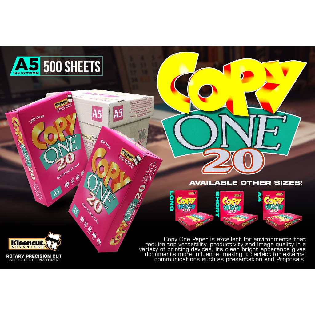 Copy One Bond Paper / for School and Office Use 70GSM (500 sheets ...