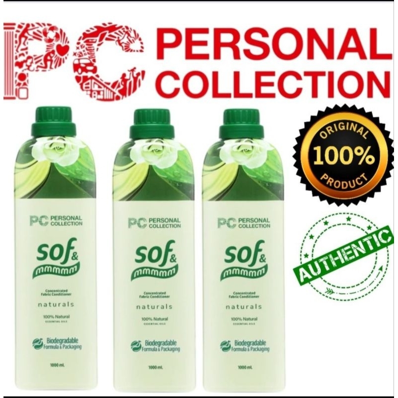 Sof & Naturals Concentrated Fabric Conditioner 1000 mL | Shopee Philippines