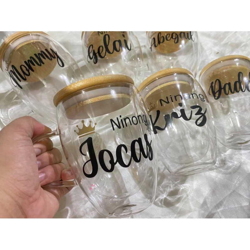 Personalized Double Wall Mug WITH FREE LABEL | Shopee Philippines