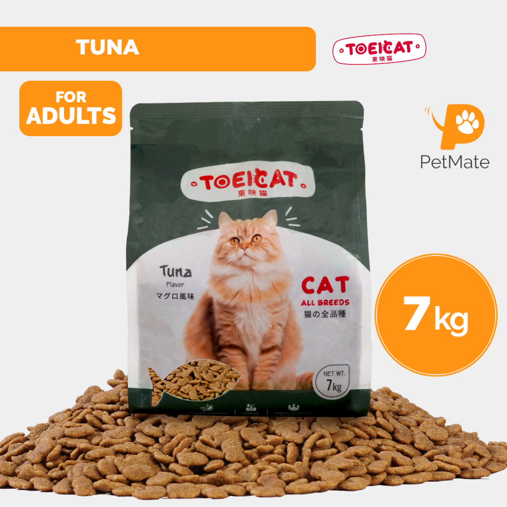 Toeicat Adult Cat Dry Food All Breed Tuna Salmon 7kg Collection ...