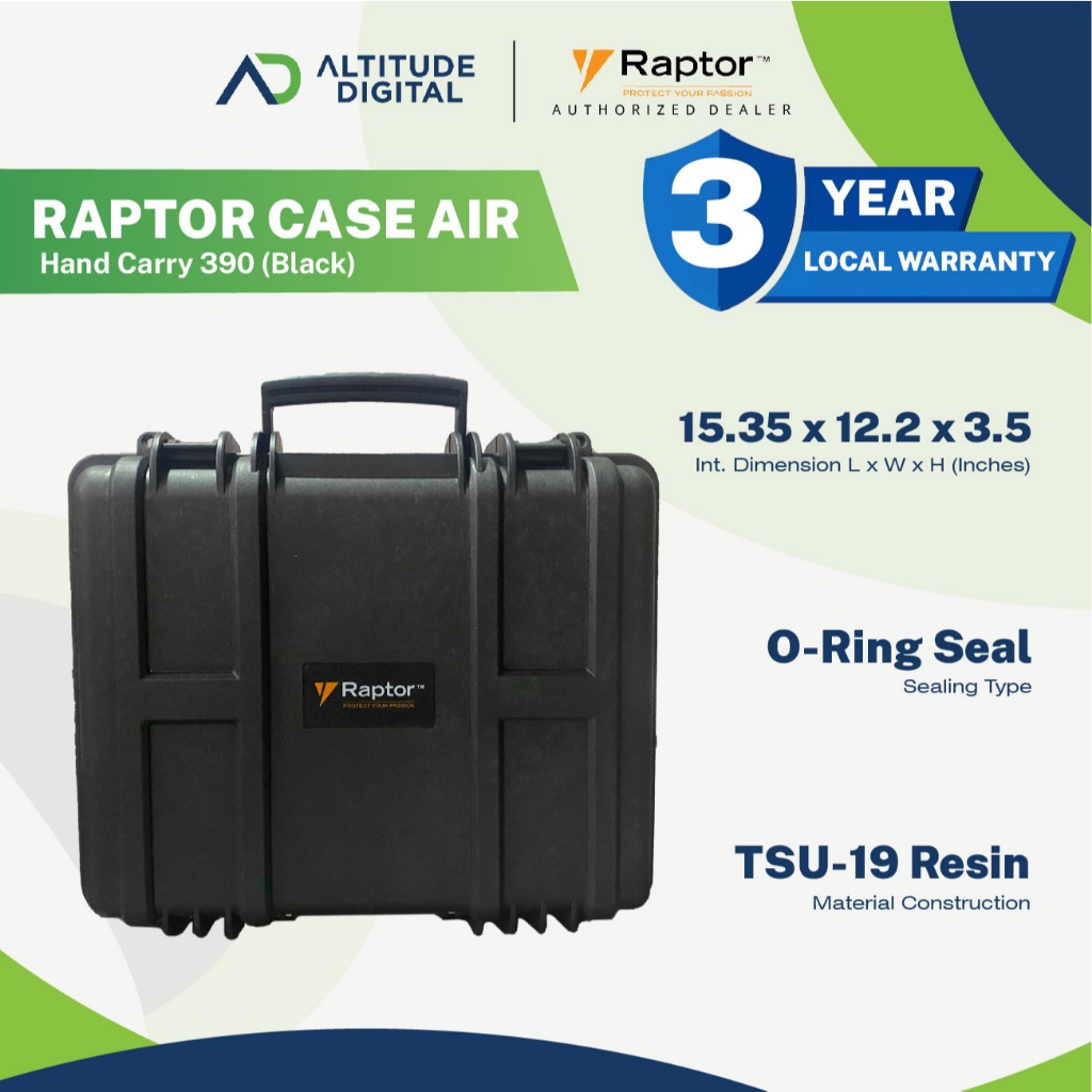 Raptor Case Air Hand Carry 390 Hard Case | Shopee Philippines