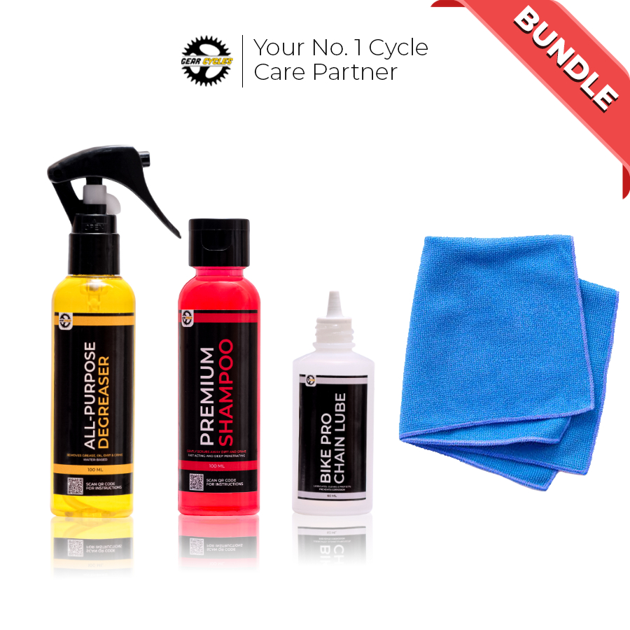 (BUNDLE) Gear Cycles Degreaser Shampoo Chain Lube MountainRoad Bike MTB ...