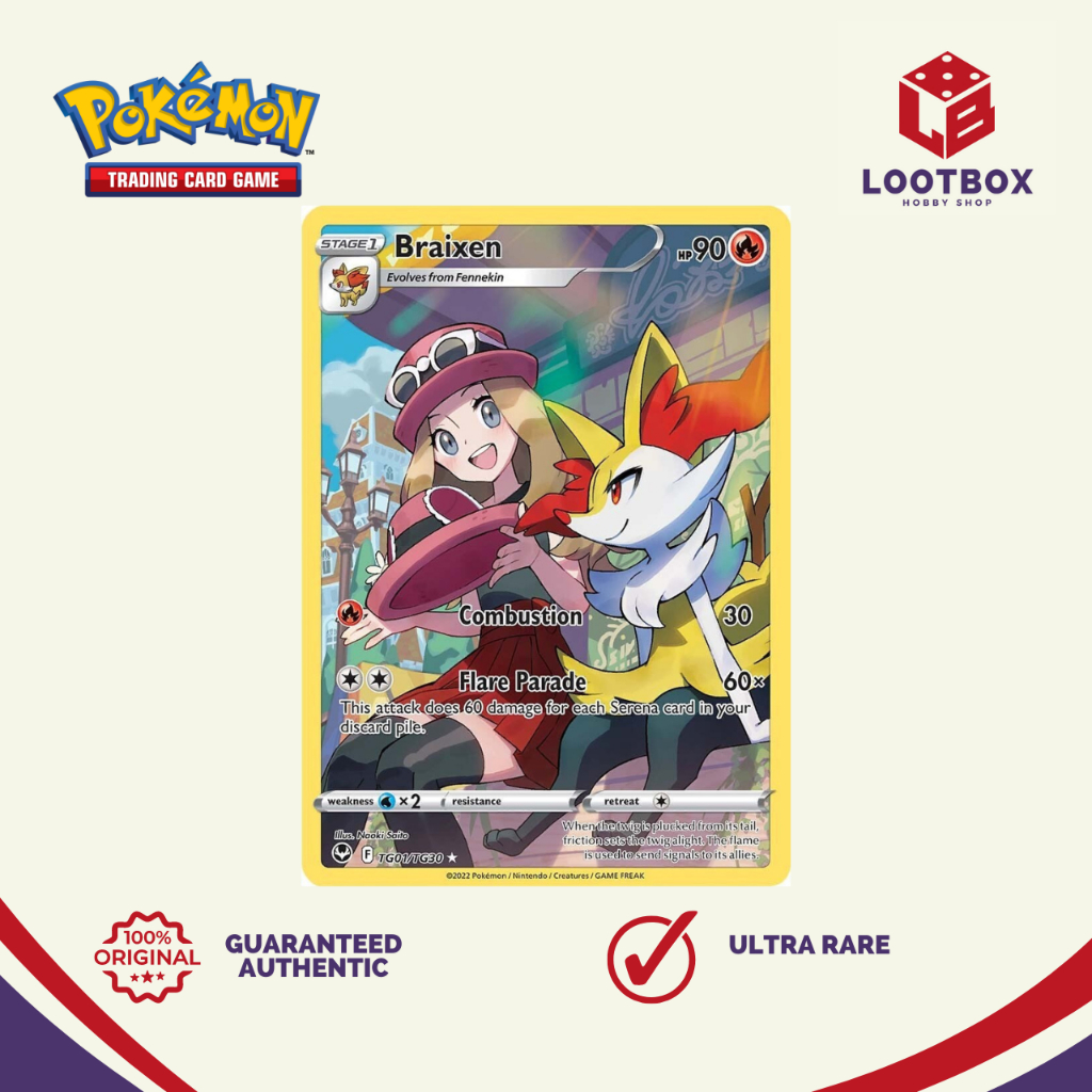 Pokemon Card Game: Braixen (Ultra Rare) - Silver Tempest | Shopee Philippines