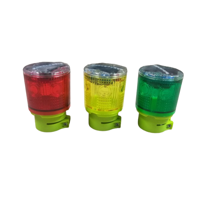 Solar Blinker Emergency 6 LED Bright Flashing Traffic Warning LED Tower ...