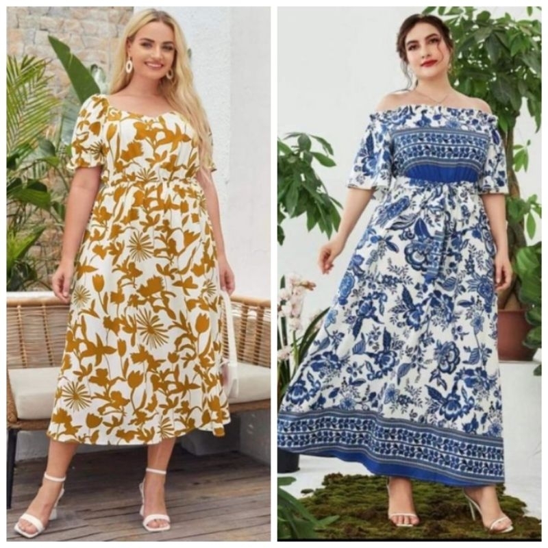 102/2870/7035/2781/7033 fashion casual dress fit to L-xl | Shopee Philippines