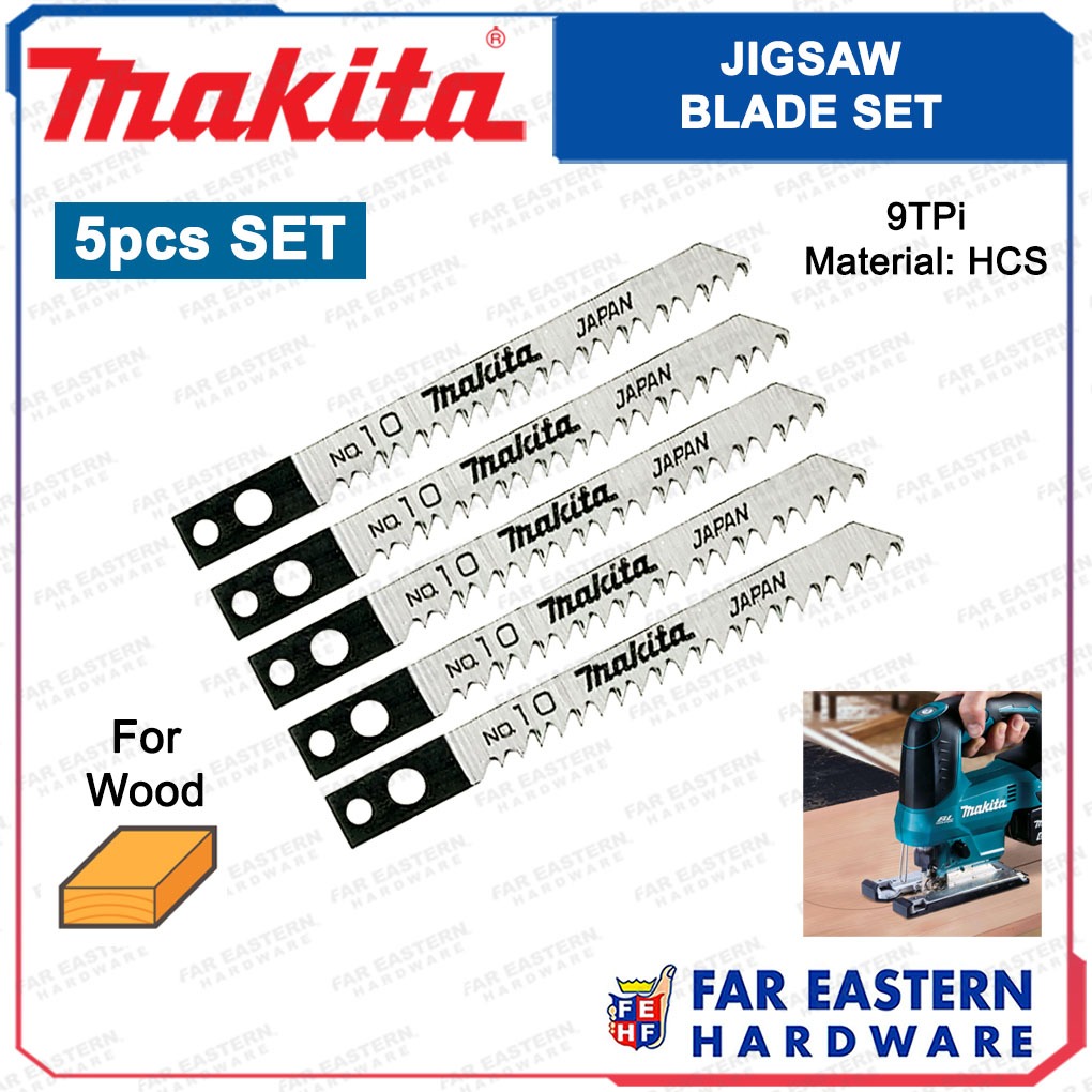 MAKITA Jigsaw Blade Set for Wood / PVC MKAC | Shopee Philippines