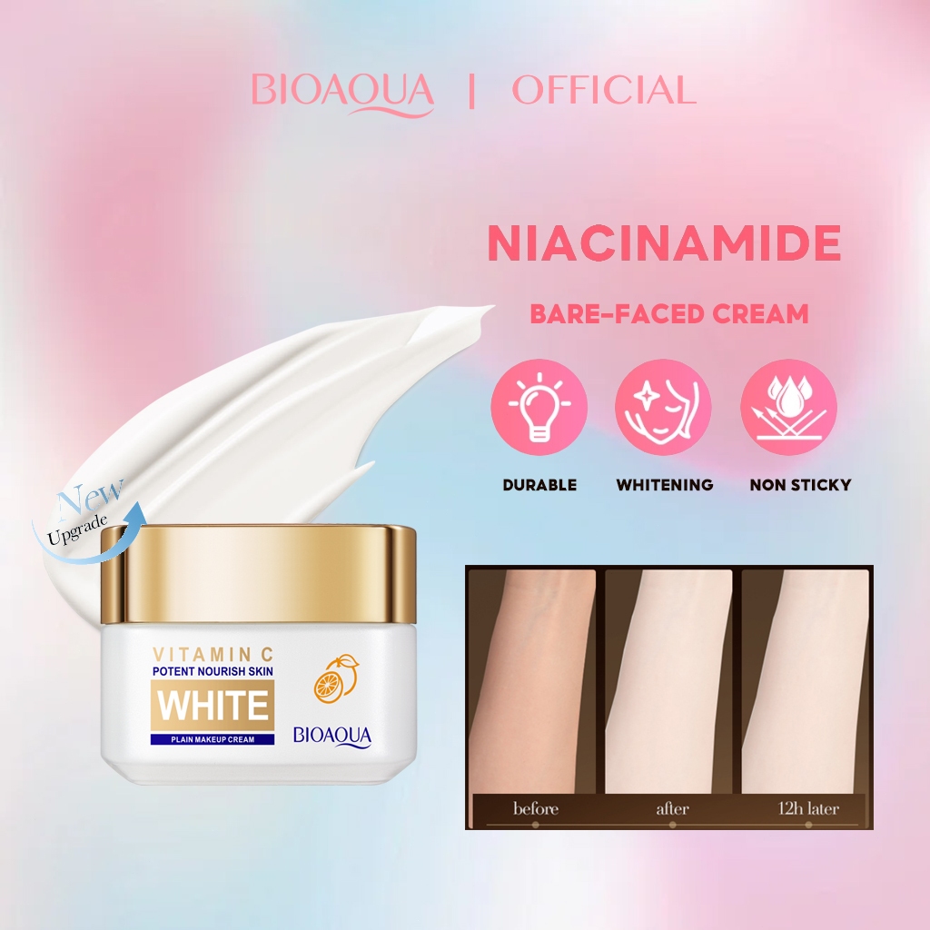 BIOAOUA Vitamin C Brightening Cream Whitening Cream 50g | Shopee ...