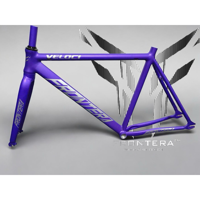 FRONTERA VELOCI FIXIE FRAME AND FORK FULL ALLOY VERY LIGHTWEIGHT ...
