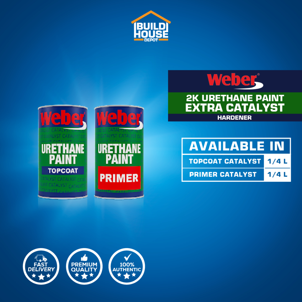 WEBER Urethane Extra Catalyst - Topcoat Catalyst | Primer Catalyst - 1/4 L | Shopee Philippines