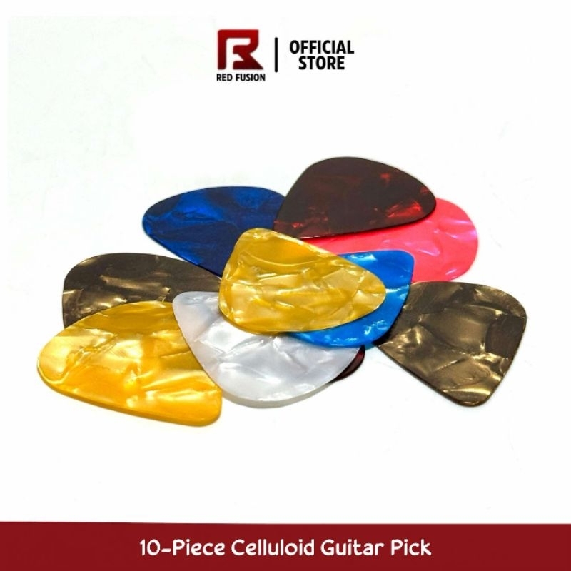 10-pcs Celluloid Guitar Pick | Shopee Philippines