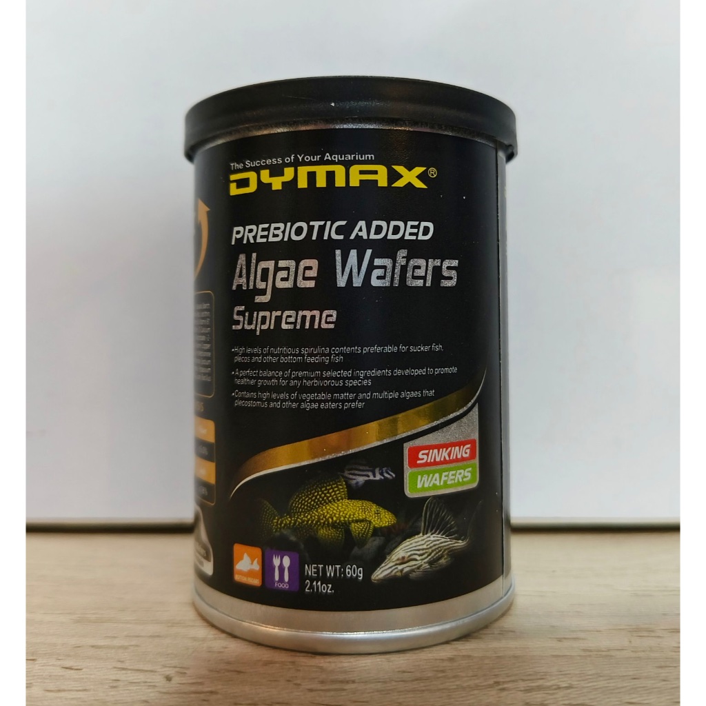 Dymax Algae Wafers Supreme Prebiotic Added Sinking Wafers 60g | Shopee Philippines