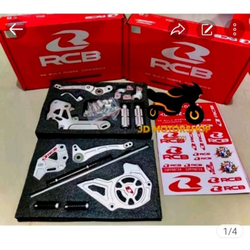 RCB S2 V2 Footrest Single Shifter for Sniper 150 / 155 | Shopee Philippines