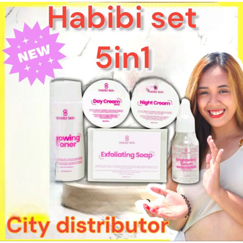ORIGINAL HABIBI - GLOWING FACIAL SET 5in1 | Shopee Philippines