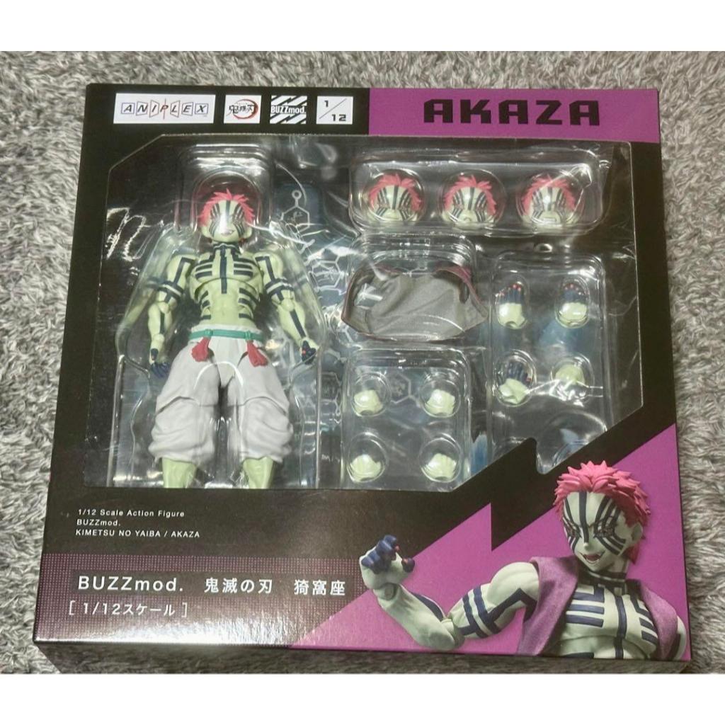 Jump BUZZmod. Demon slayer Akaza 1/12 scale Action figure Buzzmod Rengoku Tanjiro Zenitsu ...