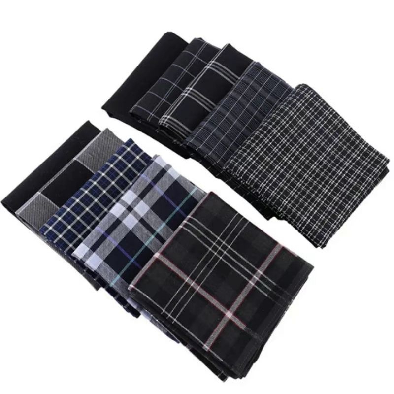 PURE COTTON Handkerchief Striped & checkered for Men's & Women good for ...