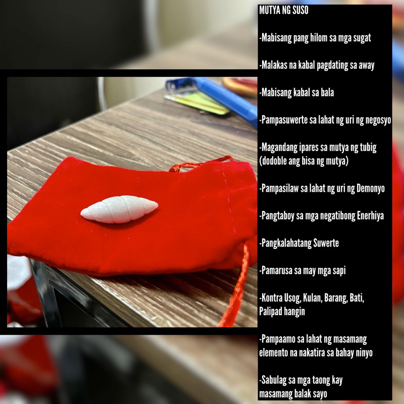 MUTYA NG SUSO (LIHIS BALA, KABAL AT SWERTE) | Shopee Philippines