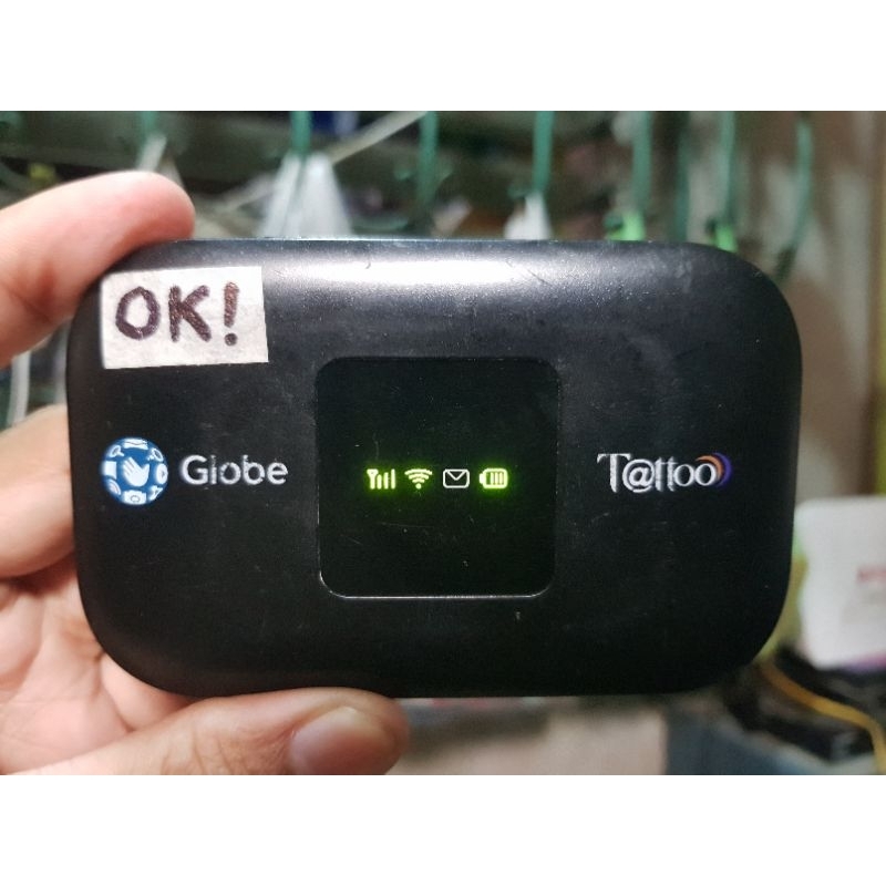 Globe@Tattoo 3G/4G-LTE/4G+ Pocket Wifi - Pre Owned/2nd Hand | Shopee ...